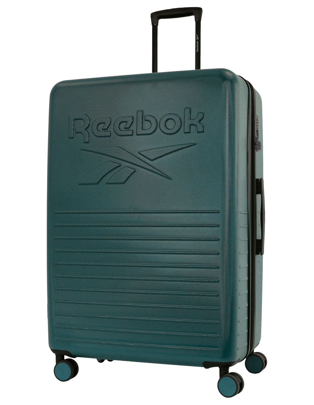 Reebok Adventure 80cm LARGE Hard Shell Suitcase in Forest Green – Orquestra