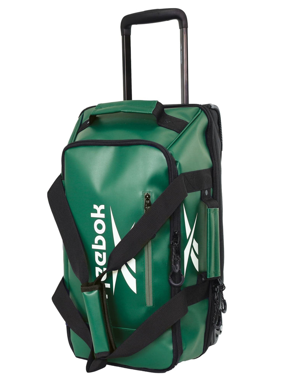 Reebok All Star 52cm CABIN Leather Film Soft Shell Suitcase in Green ...