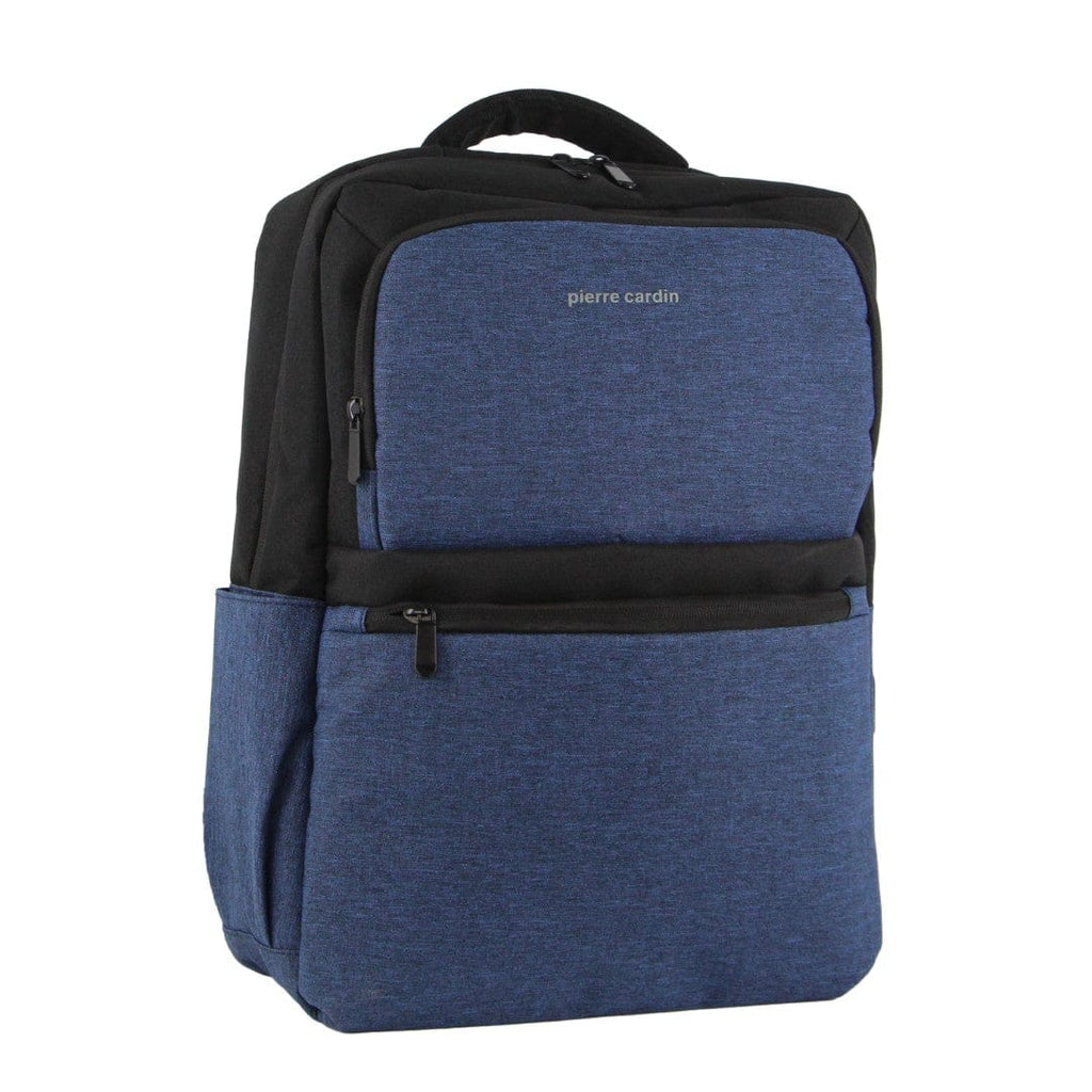 Pierre Cardin Nylon Travel & Business Backpack with Built-in USB Port ...