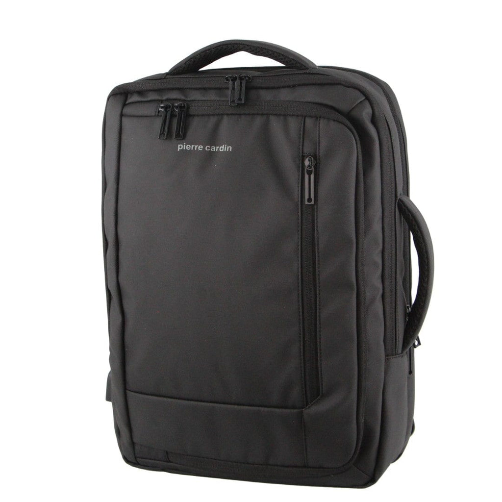 Pierre Cardin Travel & Business Backpack/Briefcase with Built-in USB P ...