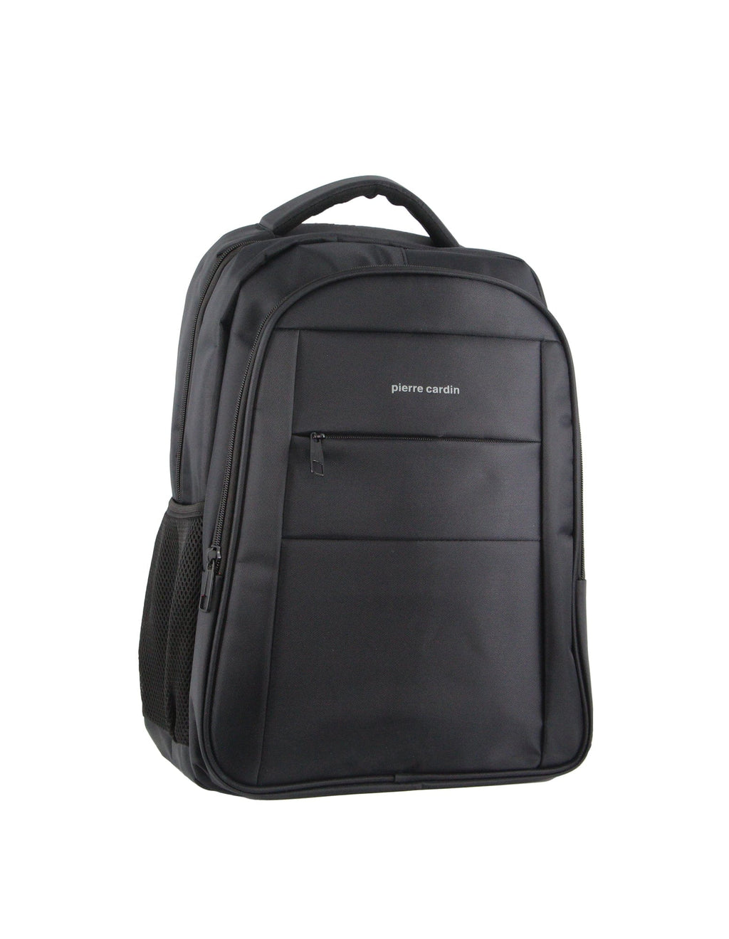 Pierre Cardin Travel & Business Backpack with Built-in USB Port in Bla ...
